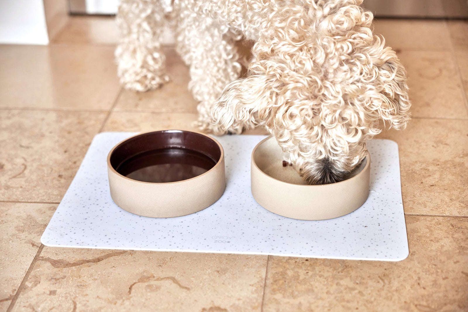 Dog bowl mat store